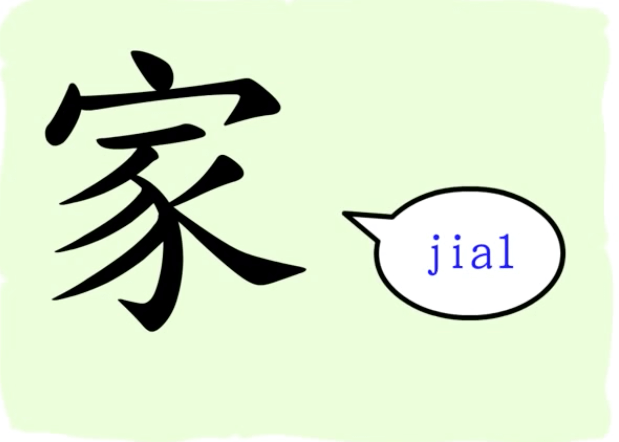 L’origine du caractère chinois 家 – jiā – famille • Langues Asiatiques